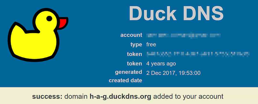 Opening up Home Assistant to the internet with Duck DNS