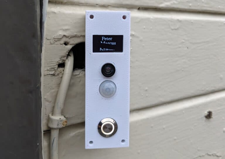 Building a video doorbell using an ESP32-CAM with ESPHome