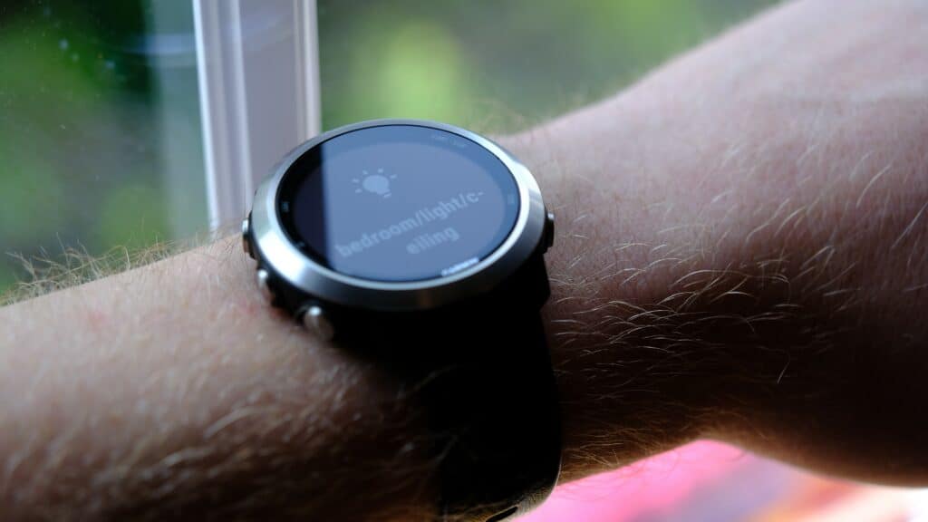 How to control Home Assistant from a Garmin sport watch