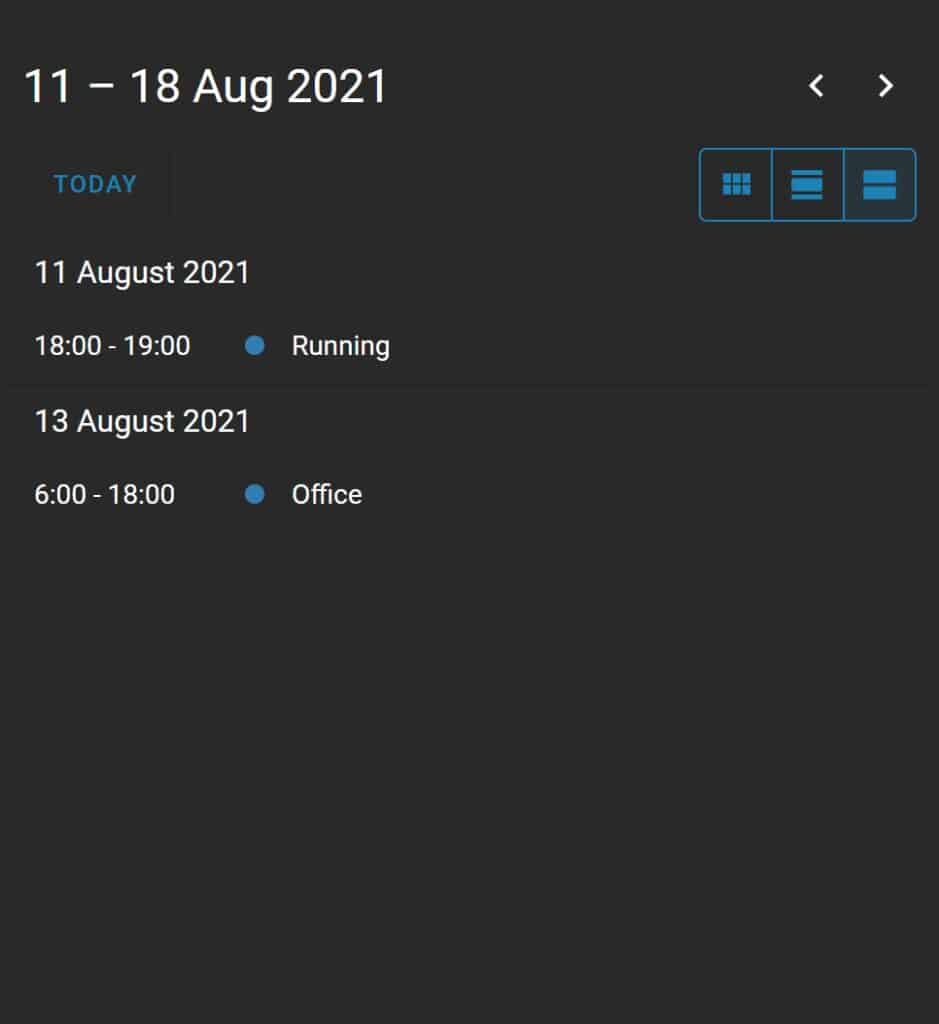 How to display Google Calendar in the Home Assistant dashboard