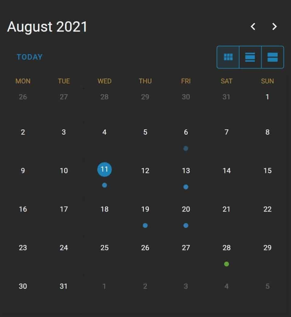 How to display Google Calendar in the Home Assistant dashboard