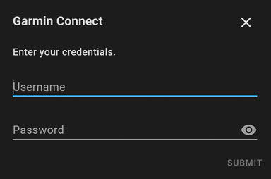 The Garmin Connect custom integration with Home Assistant