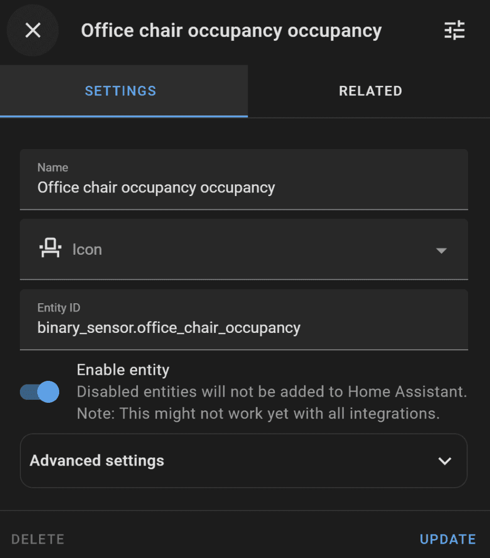 How to customize a Home Assistant entity (icon, name, and type)