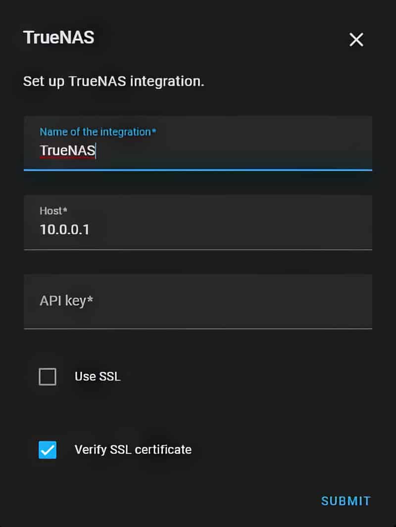 How to easily integrate TrueNAS CORE/SCALE with Home Assistant